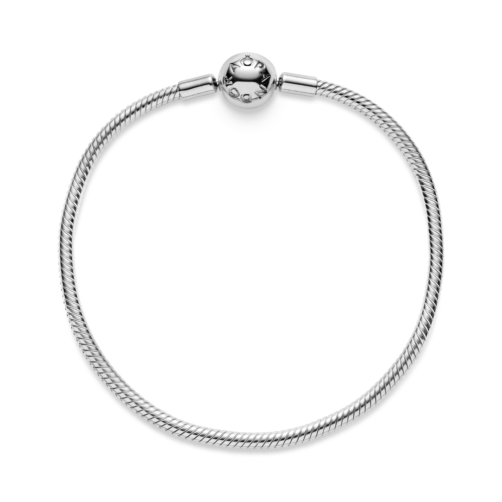 Brazalete cadena de serpiente con cierre redondo Pandora Moments ...