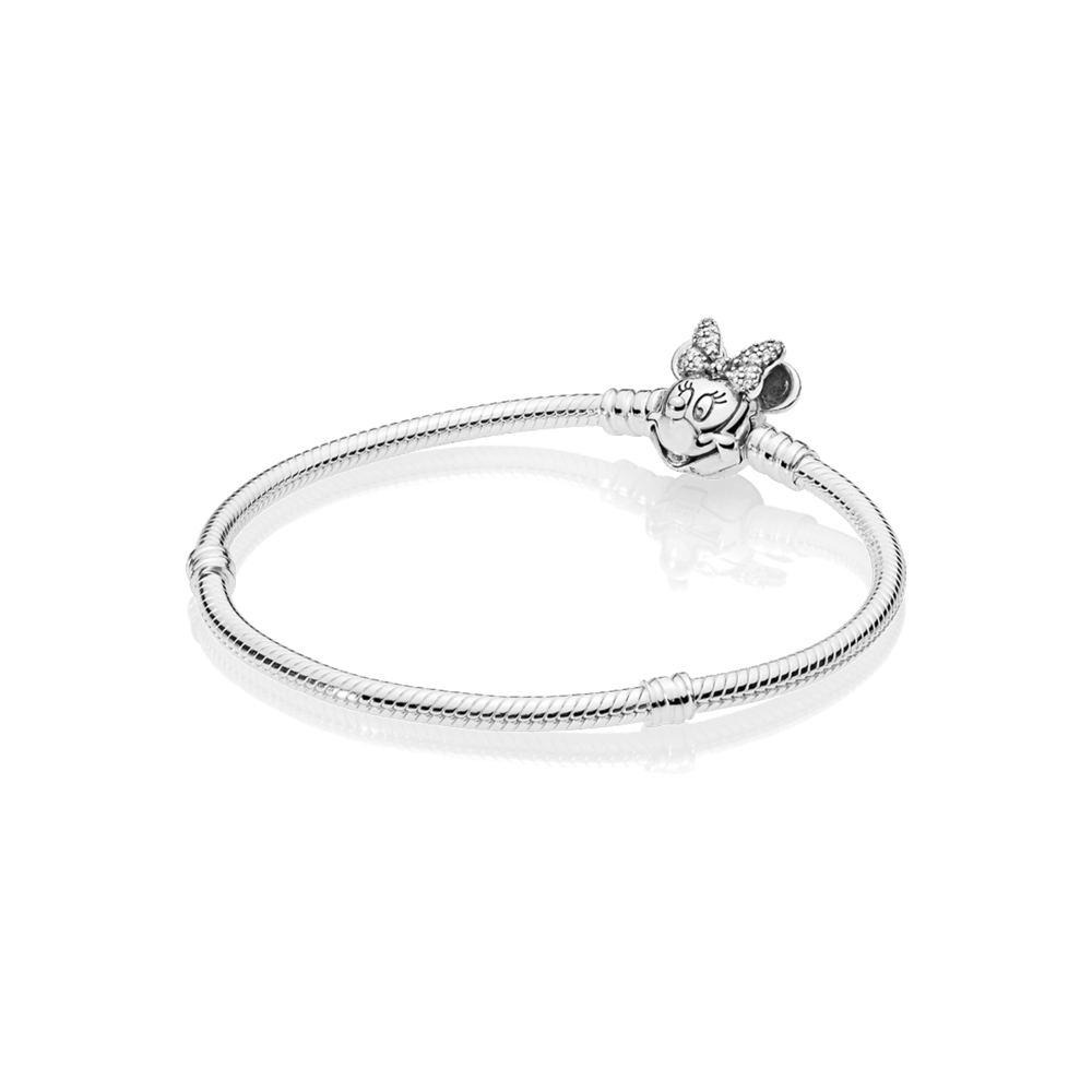 Brazalete Pandora Retrato de Minnie Reluciente de Disney|Pandora ...