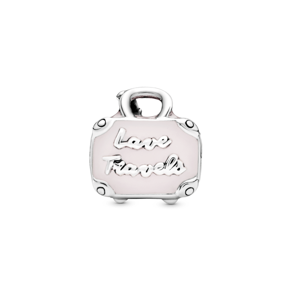 Charm Bolsa de viaje rosa|Pandora - Joyas Pandora | Pandora Perú Oficial