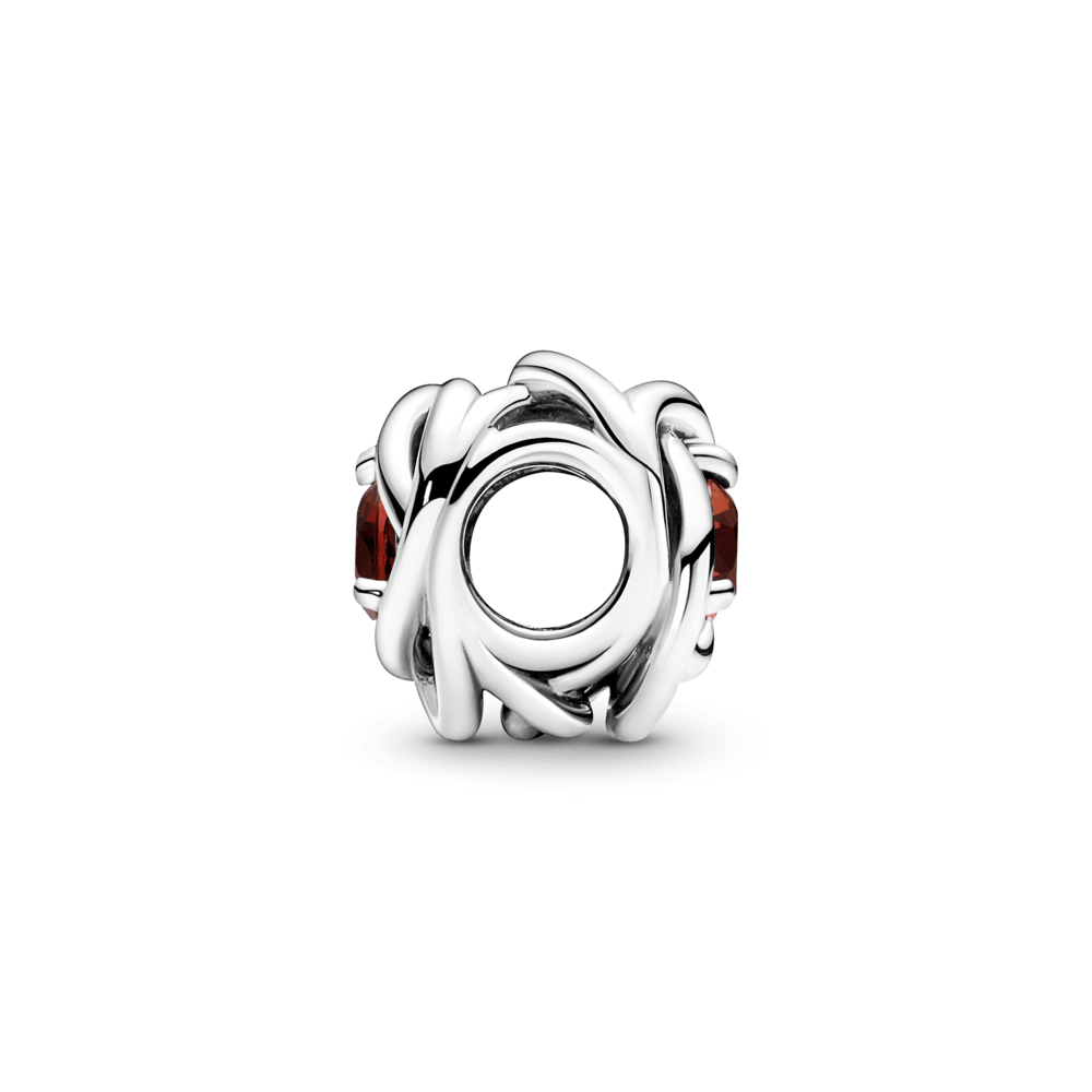 Charm Círculo Eternidad Rojo|Pandora - Joyas Pandora | Pandora Perú Oficial
