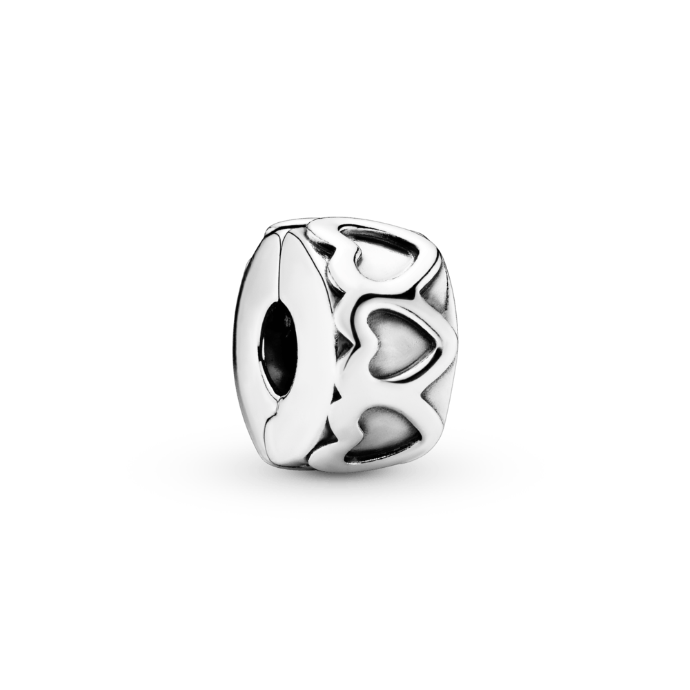 Charm Sujetador Banda de corazones|Pandora - Pandora™ PE Joyería Oficial