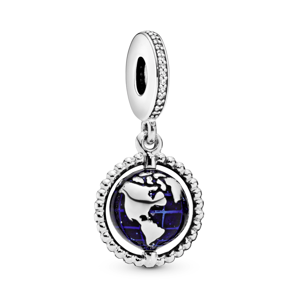Charm Colgante Globo Giratorio|Pandora - Pandora™ PE Joyería Oficial