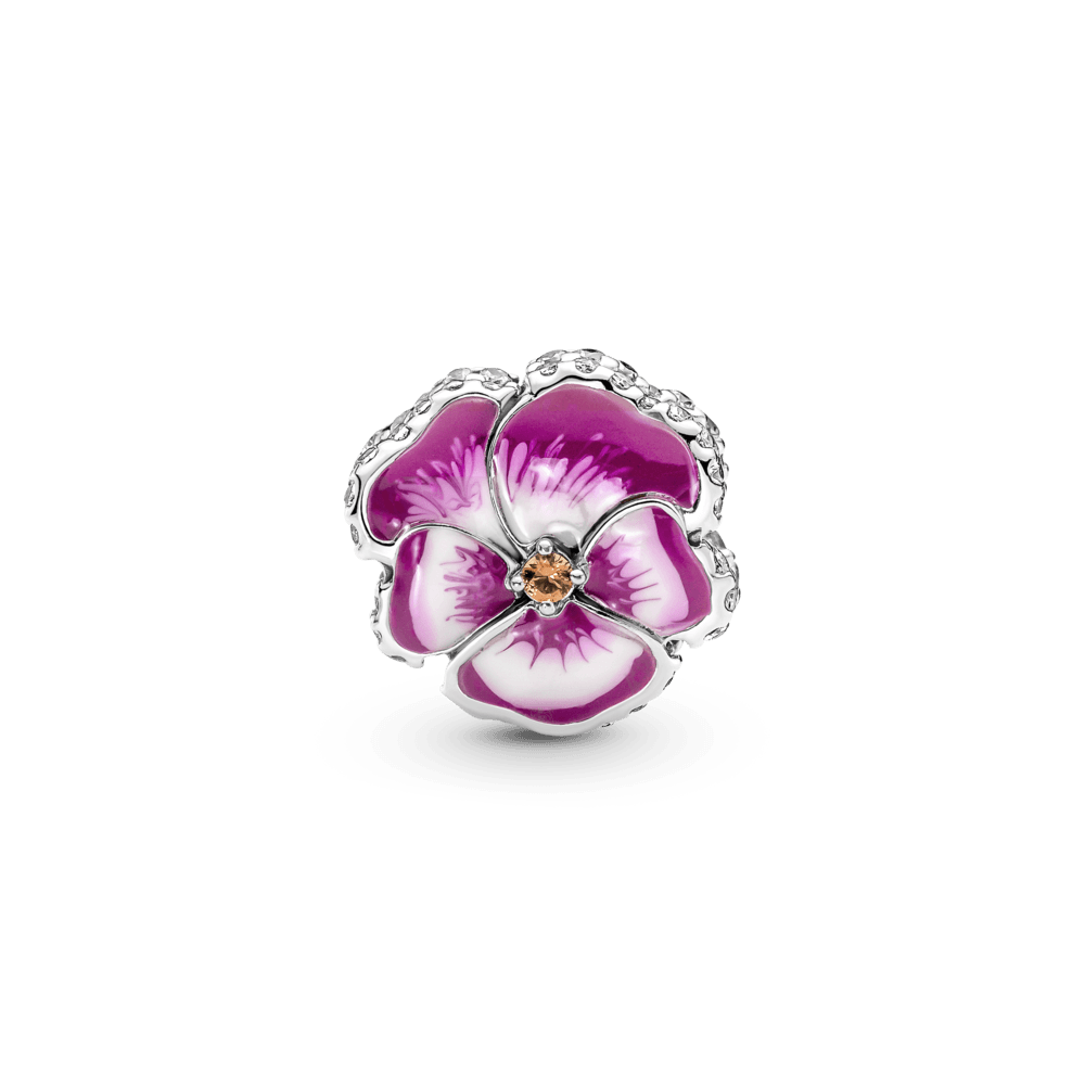 Charm Pensamiento Rosa|Pandora - Pandora™ PE Joyería Oficial