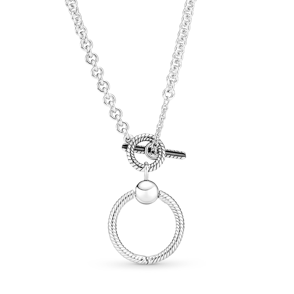 Collar Con Pendiente O Pandora Moments Con Barra T|Pandora - Pandora ...