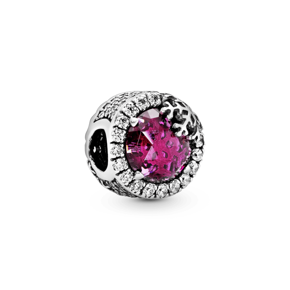 Charm Rojo Cereza Reluciente Con Copo De Nieve|Pandora - Pandora Perú ...