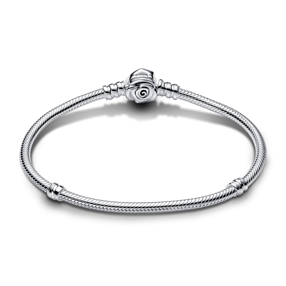 Brazalete Pandora Moments Cadena de Serpiente con Cierre Rosa ...