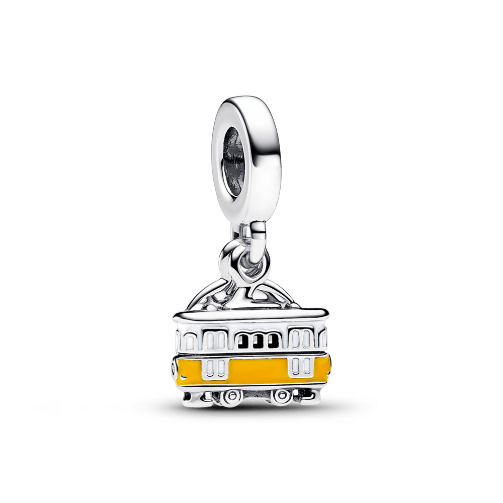 Charm Colgante Doble Grabable Tranvía Lisboa|Pandora - Joyas Pandora ...
