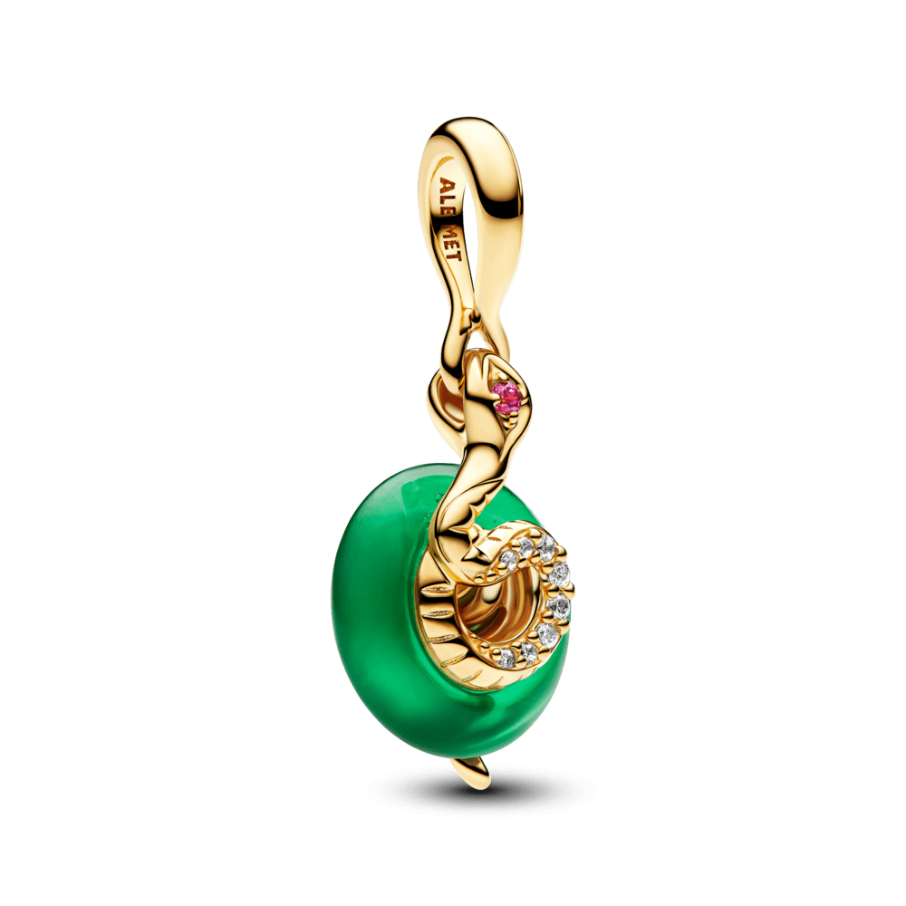 Charm Colgante Serpiente Verde de Cristal de Murano|Pandora - Pandora ...