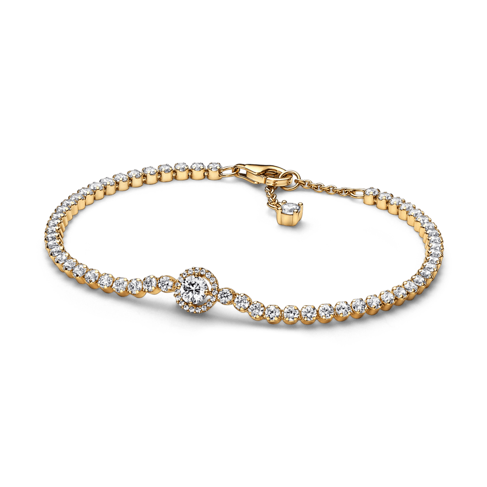 Brazalete Tenis Halo Brillante|Pandora - Joyas Pandora | Pandora Perú ...