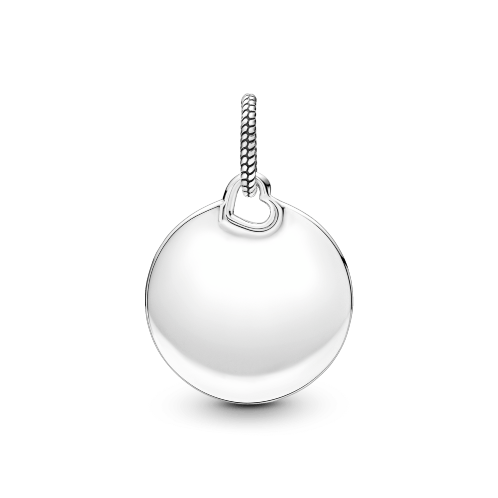Dije Etiqueta Redonda Grabable Plateado|Pandora - Pandora™ PE Joyería ...