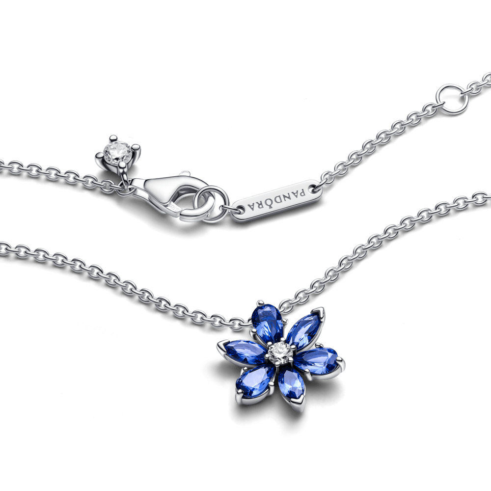 Collar Herbario Brillante Azul|Pandora - Joyas Pandora | Pandora Perú ...