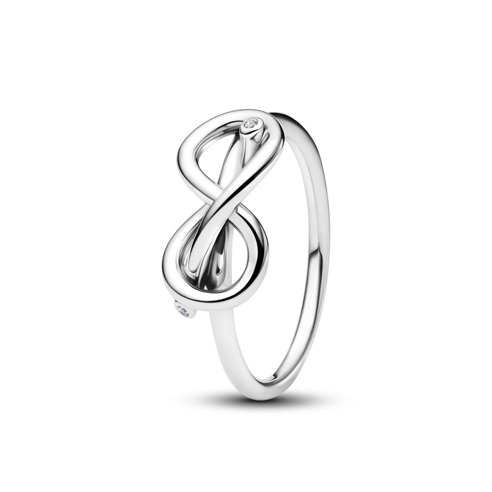 Anillo Nudo Infinito Plateado|Pandora - Joyas Pandora | Pandora Perú Oficial