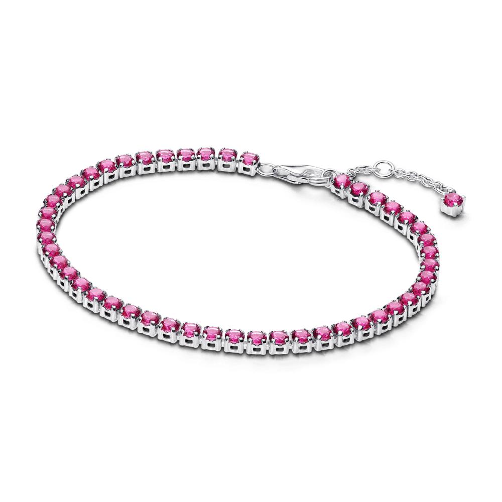Brazalete Tenis Rosa Brillante|Pandora - Joyas Pandora | Pandora Perú ...