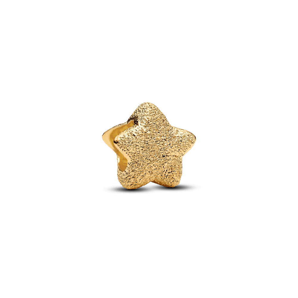 Mini Charm Estrella Con Textura Dorado|Pandora - Pandora™ PE Joyería ...